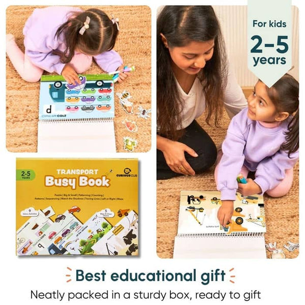 Transport Busy Book – Curious Cub