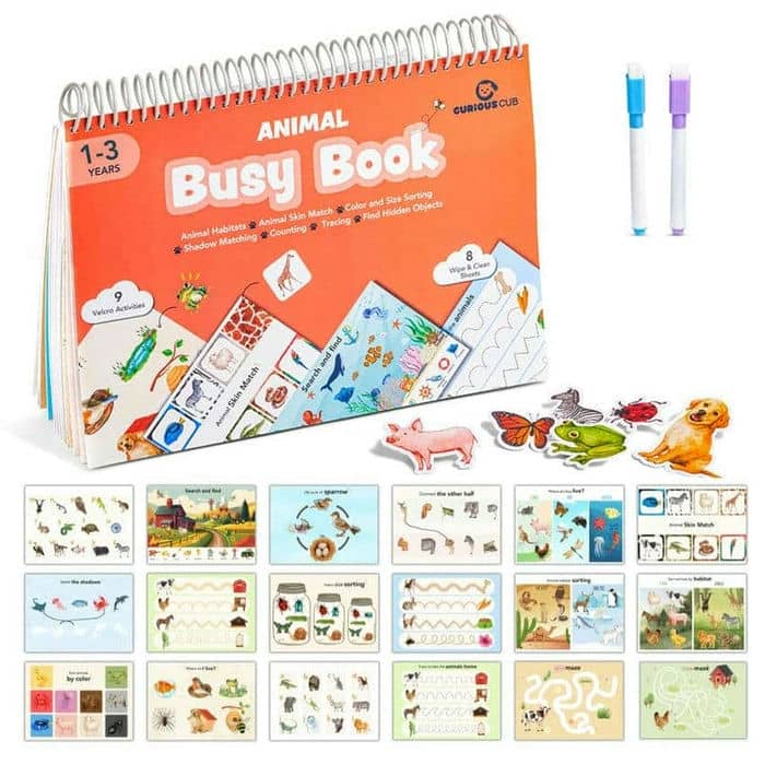 Animal Busy Book – Curious Cub