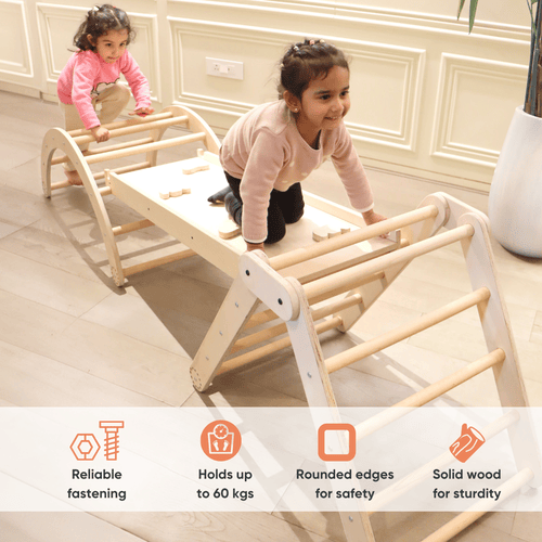 Transformable Pikler Triangle – Curious Cub