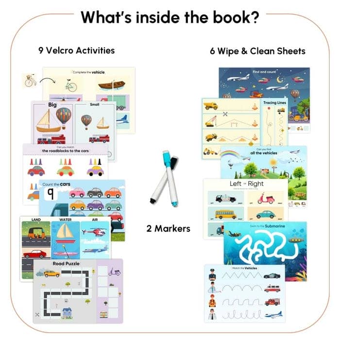 Transport Busy Book – Curious Cub