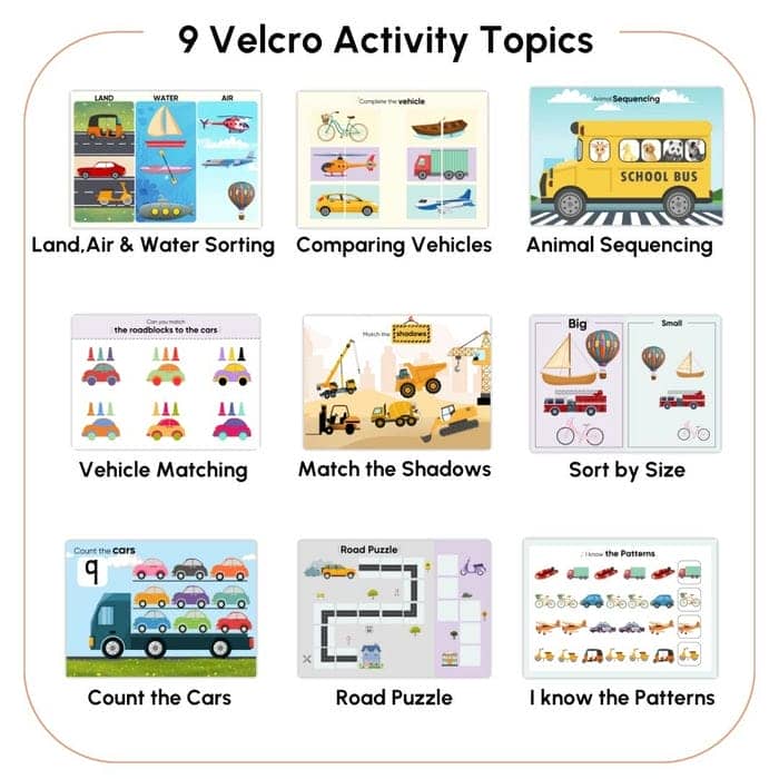 Transport Busy Book – Curious Cub